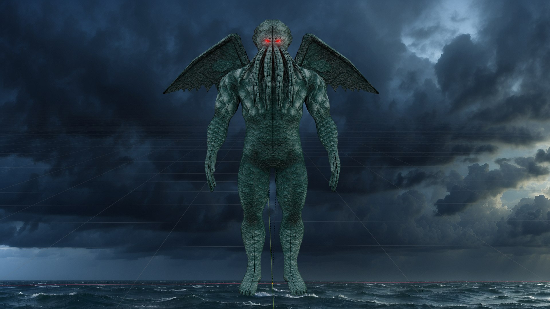 Cthulhu Monster 3D - TurboSquid 2191105