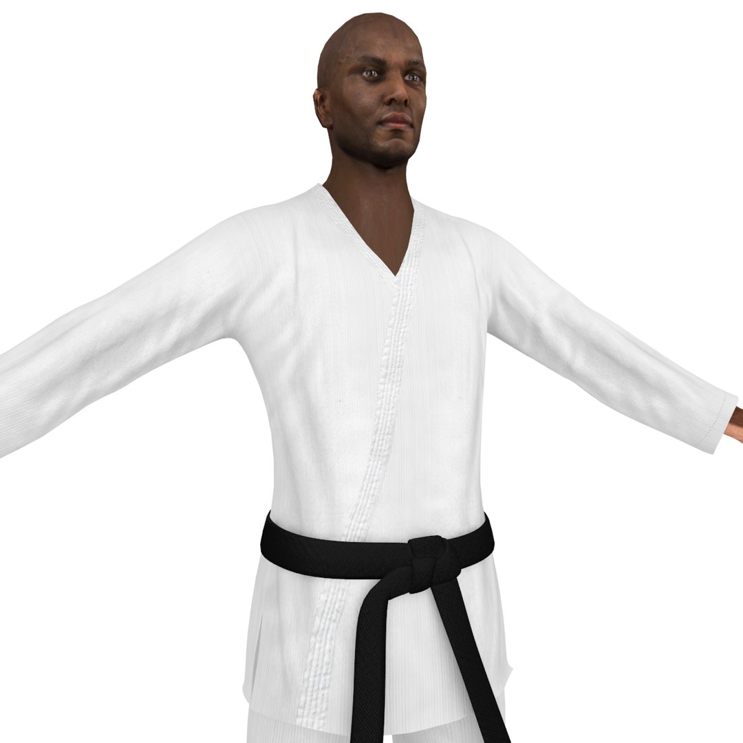 3D Rigged Karate 4 Model - TurboSquid 1361131