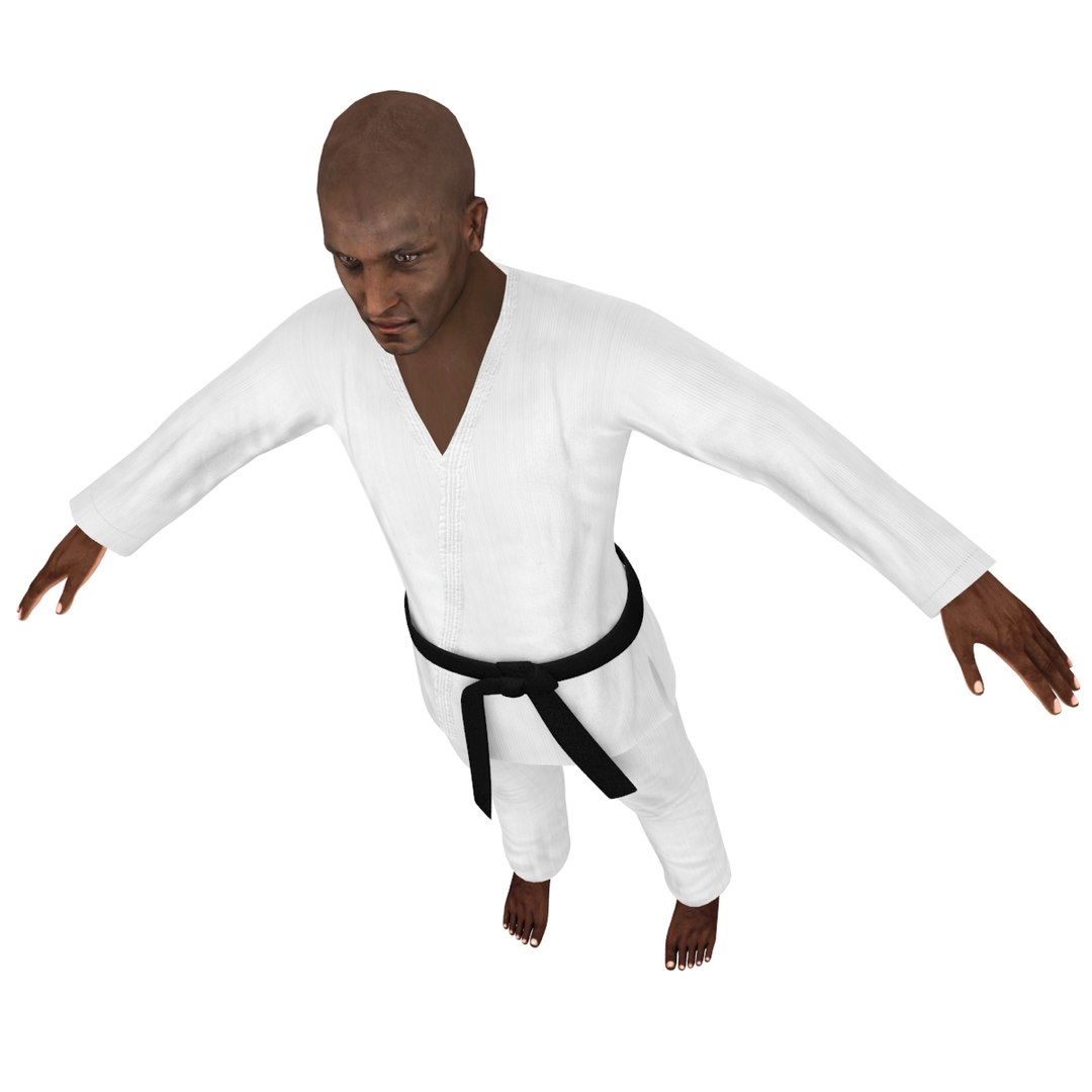 3D Rigged Karate 4 Model - TurboSquid 1361131