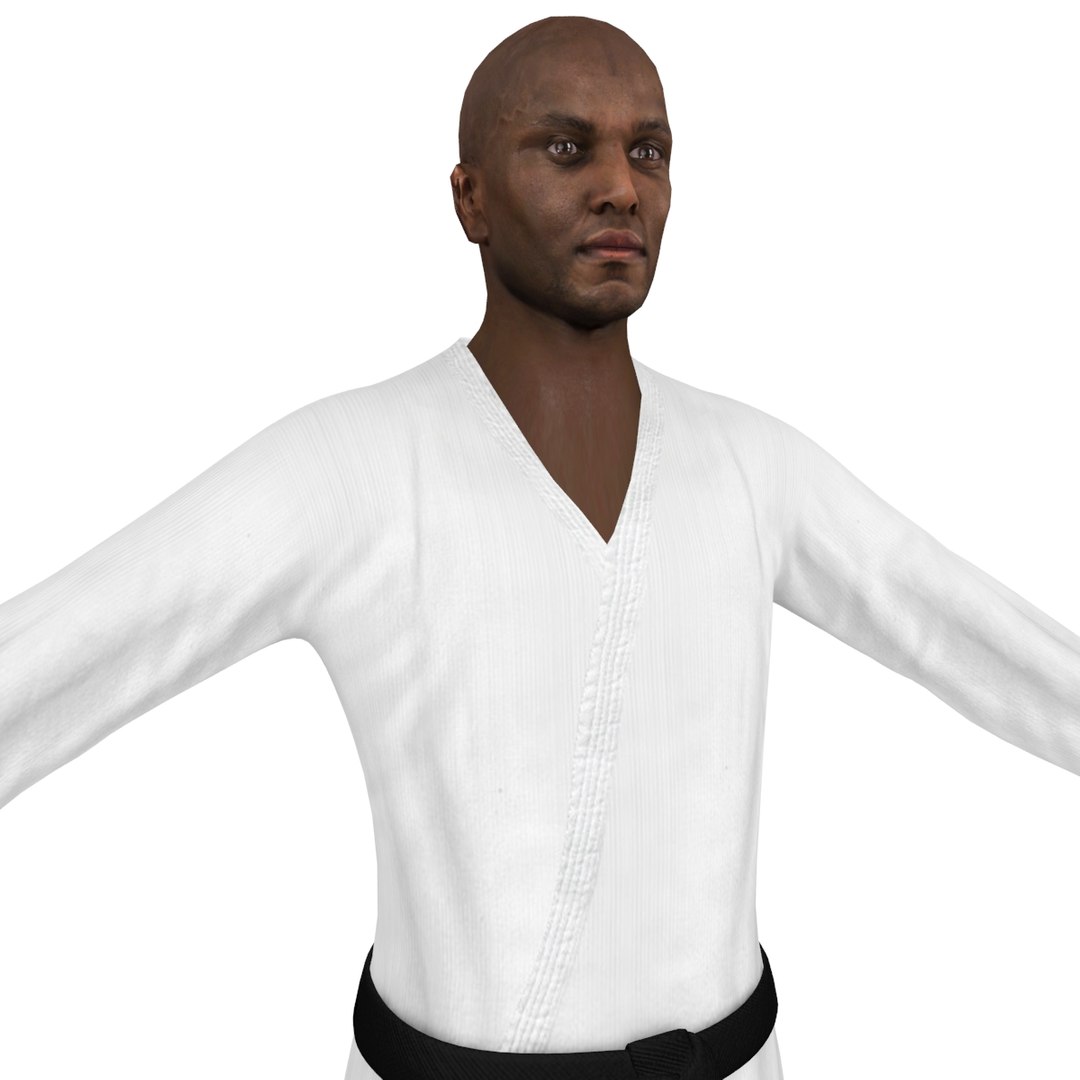 3D Rigged Karate 4 Model - TurboSquid 1361131
