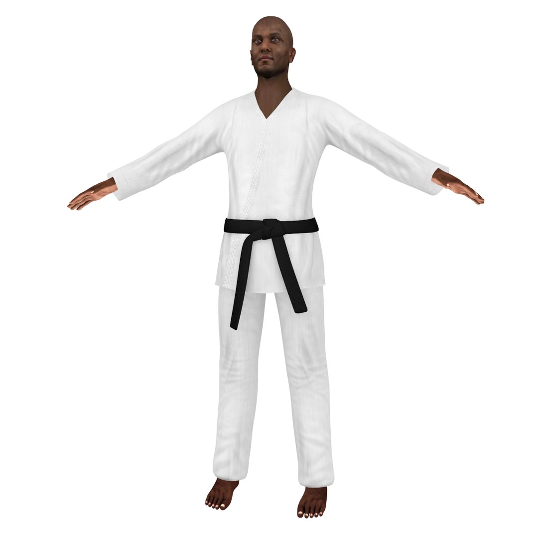 3D Rigged Karate 4 Model - TurboSquid 1361131