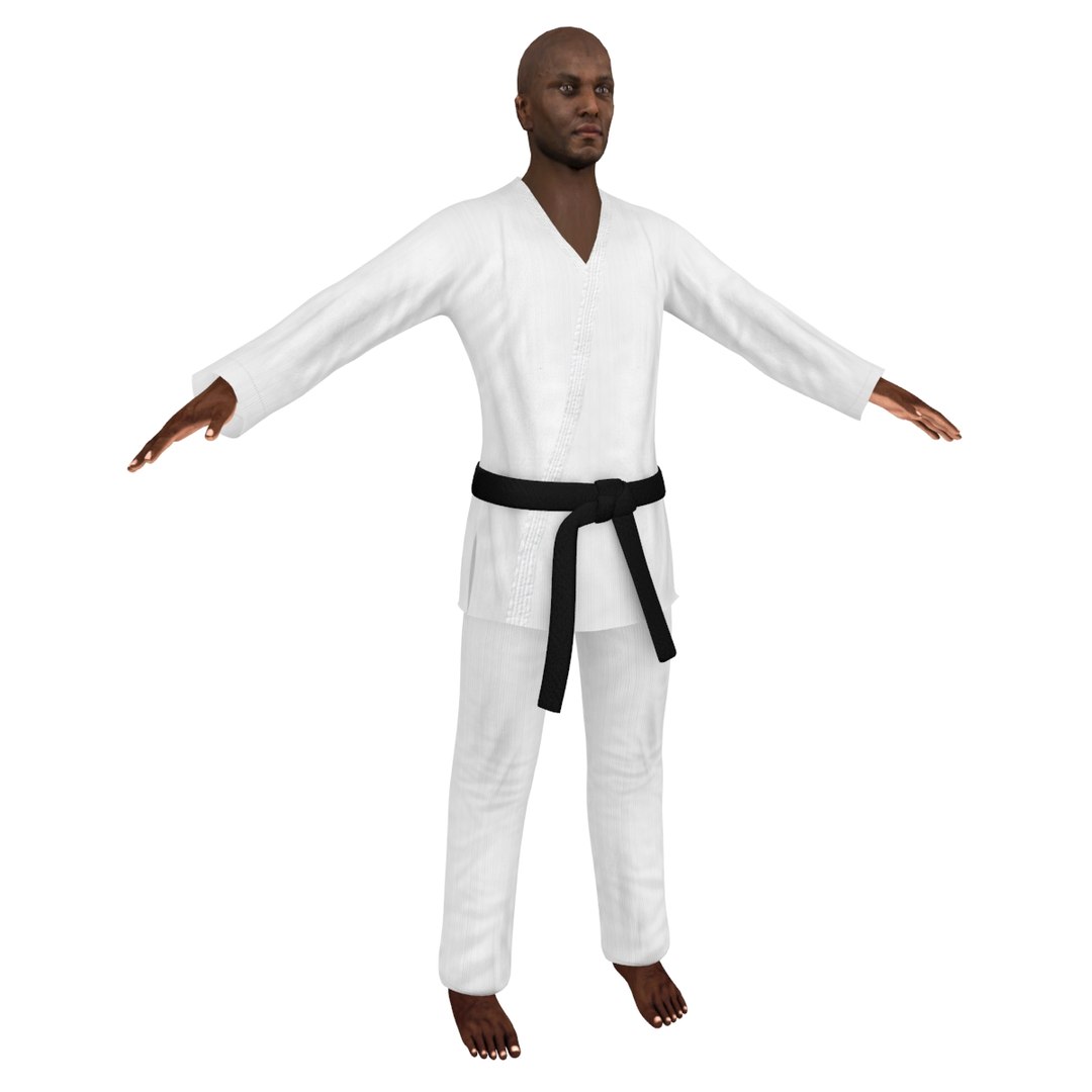 3D Rigged Karate 4 Model - TurboSquid 1361131
