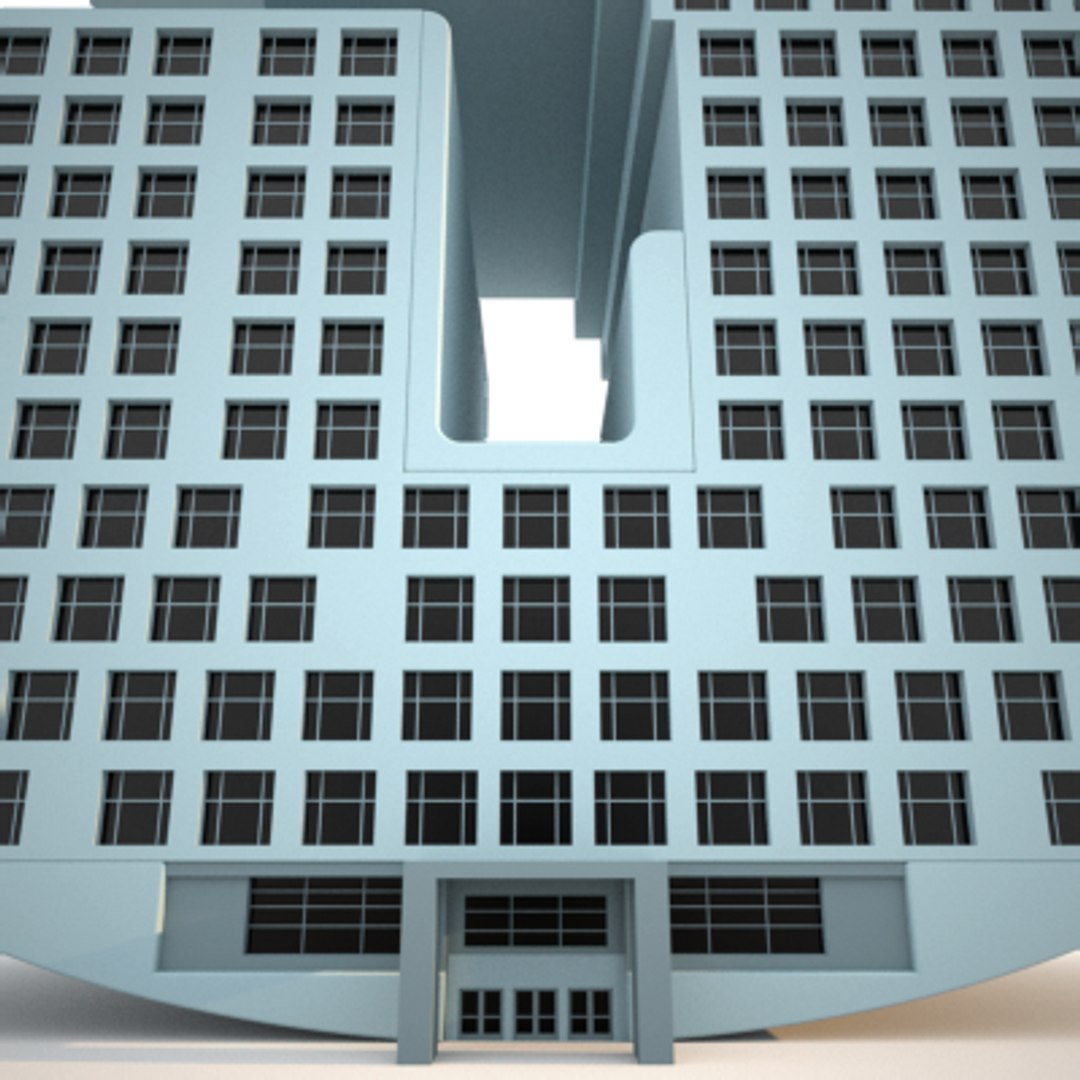 3d Building Shape Number 3