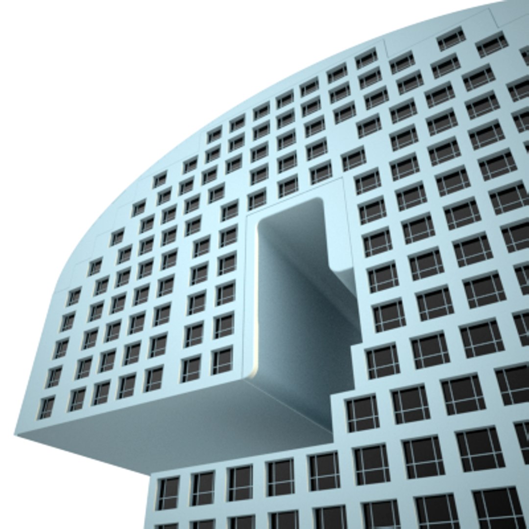 3d Building Shape Number 3
