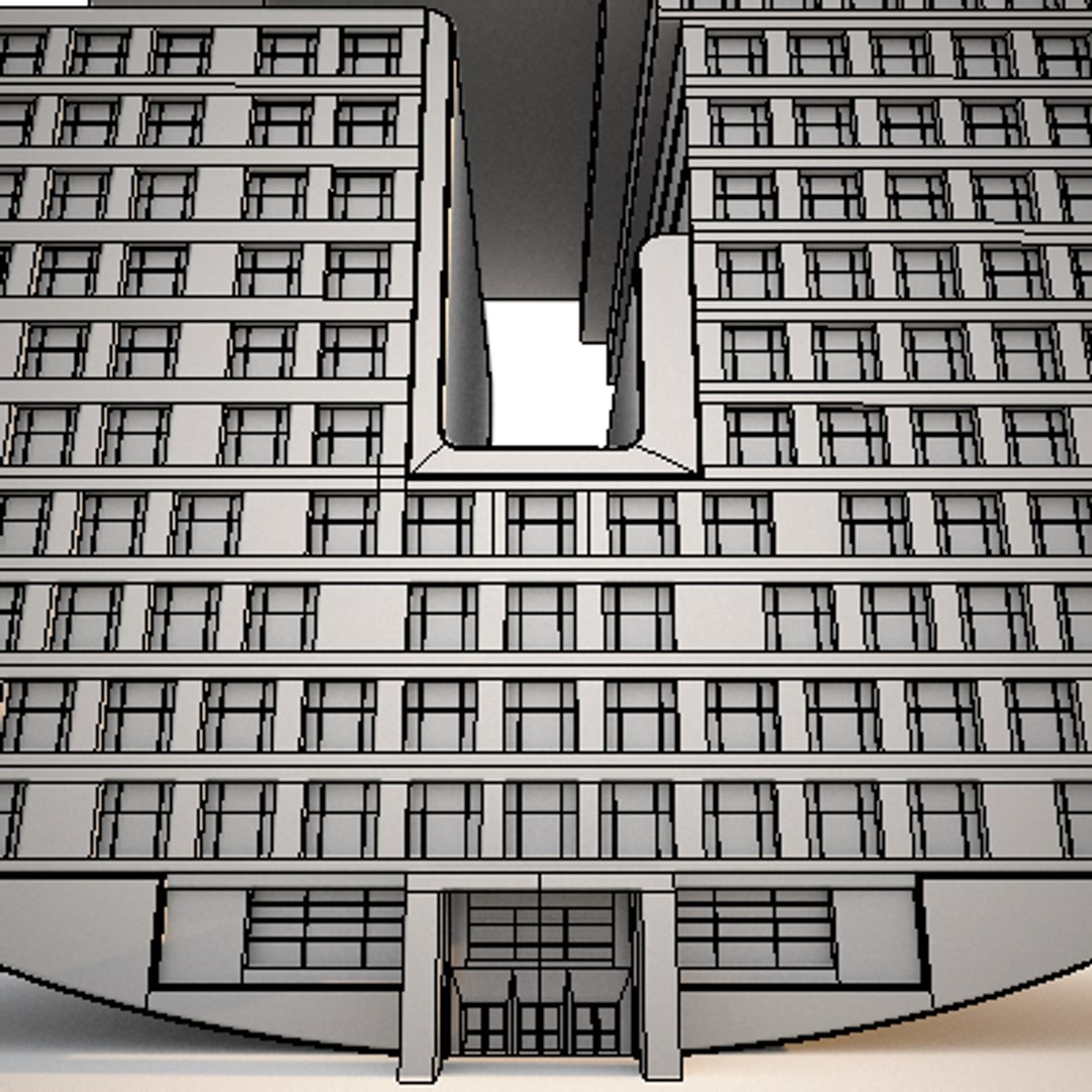 3d Building Shape Number 3