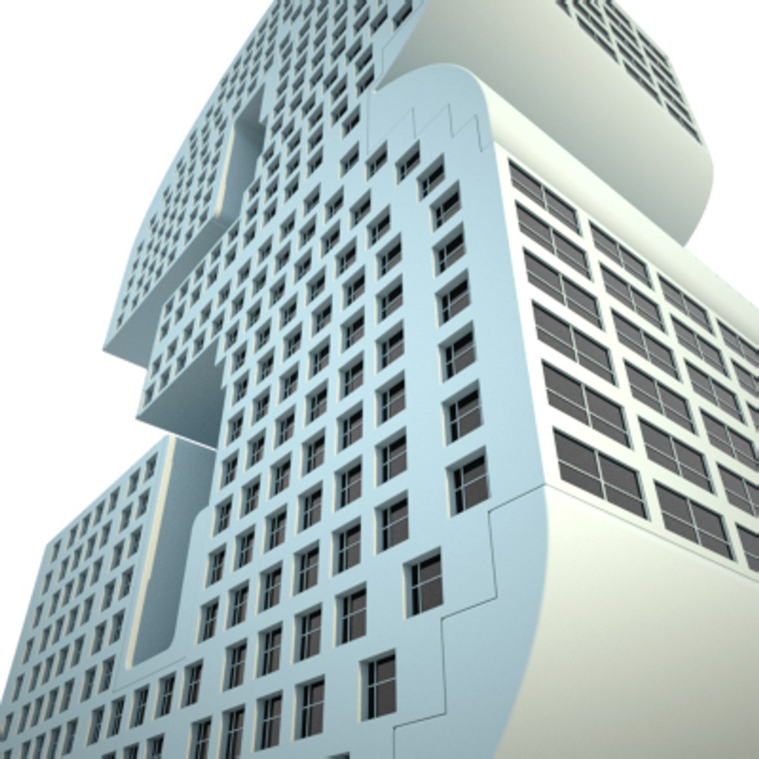 3d Building Shape Number 3