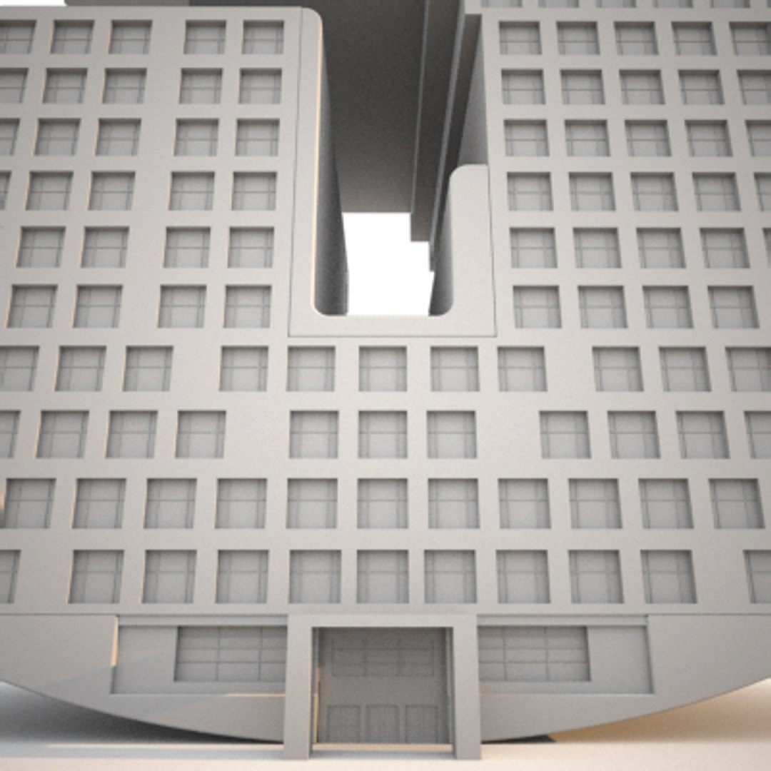 3d Building Shape Number 3