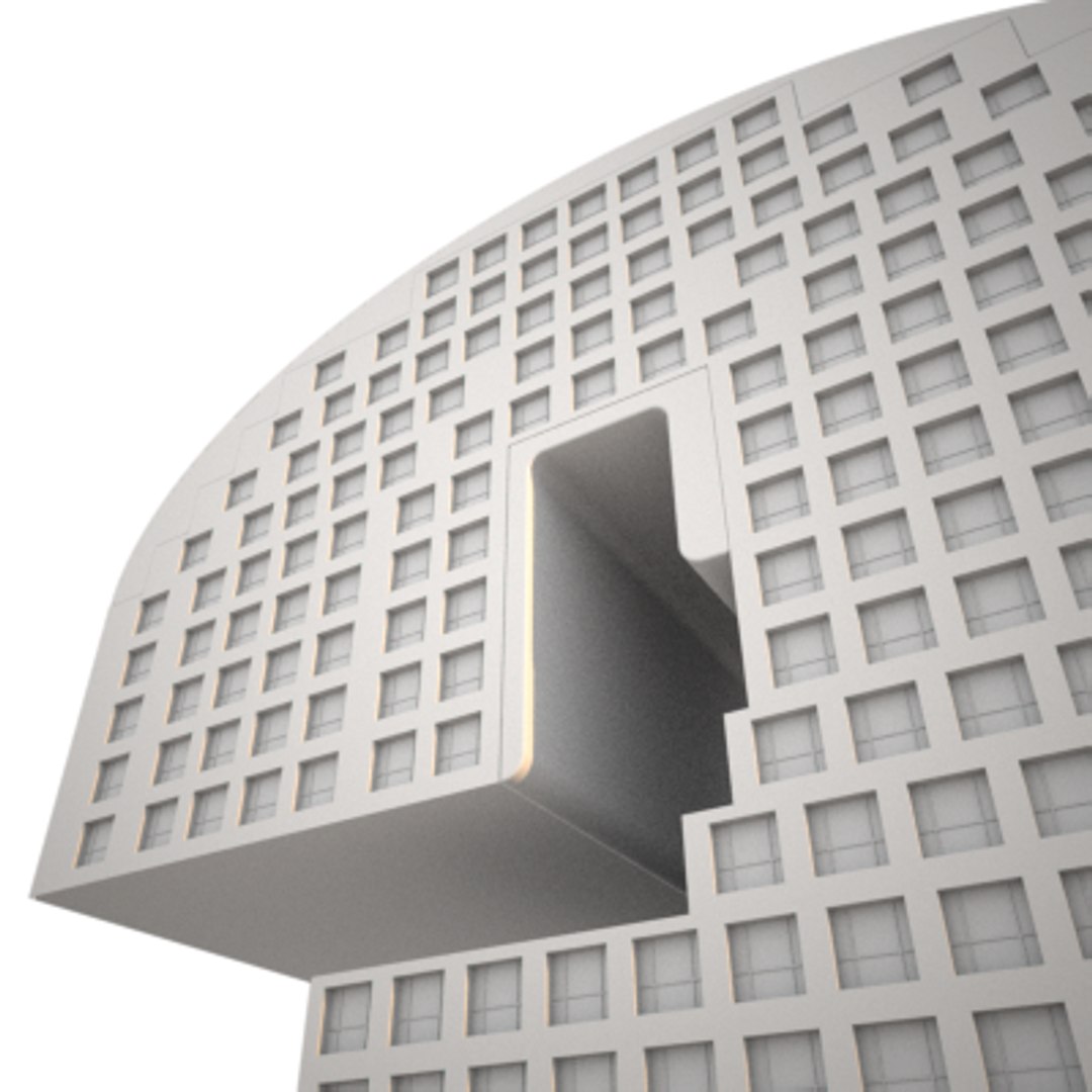 3d Building Shape Number 3