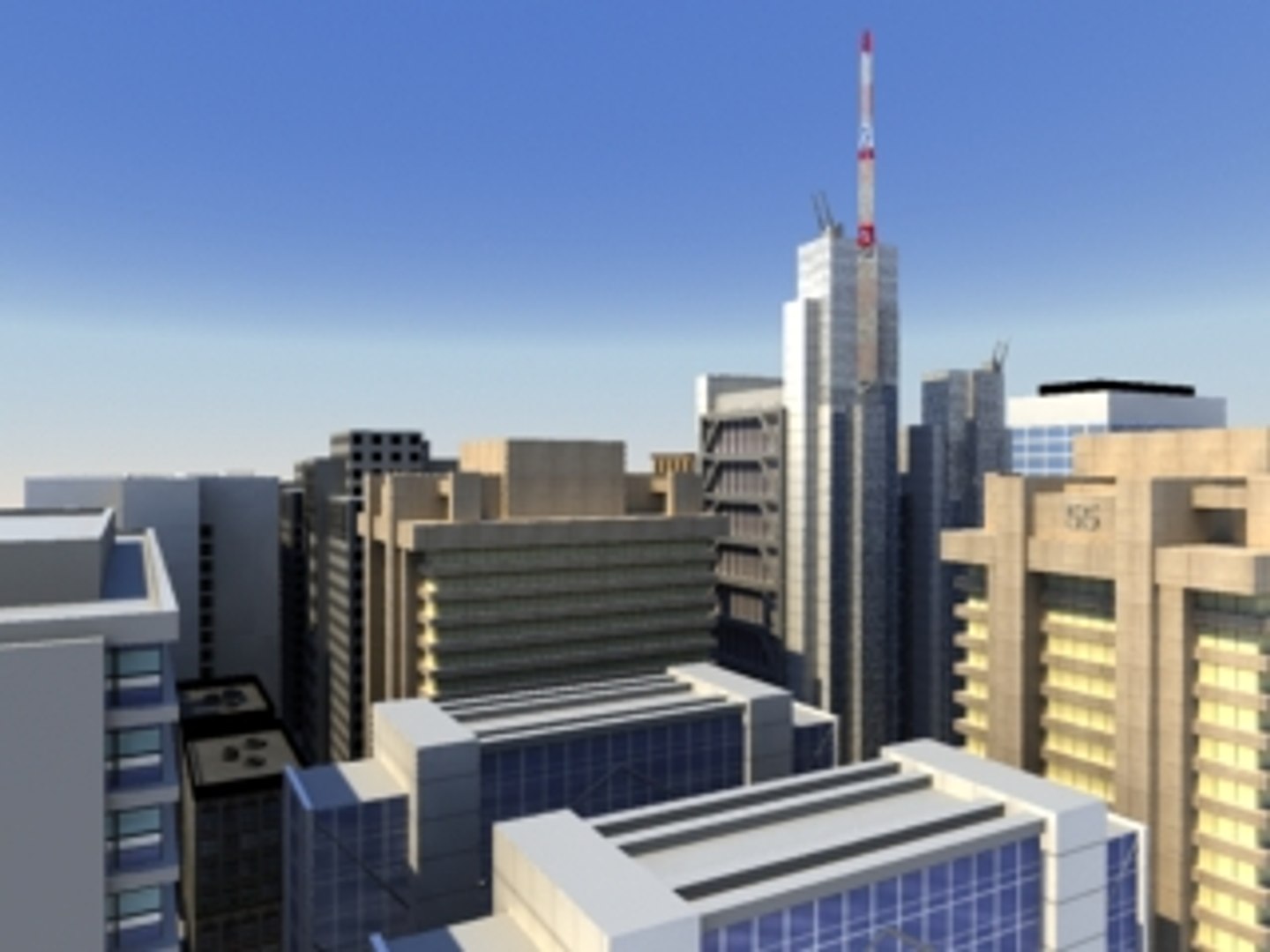 Urban Block 3d Model