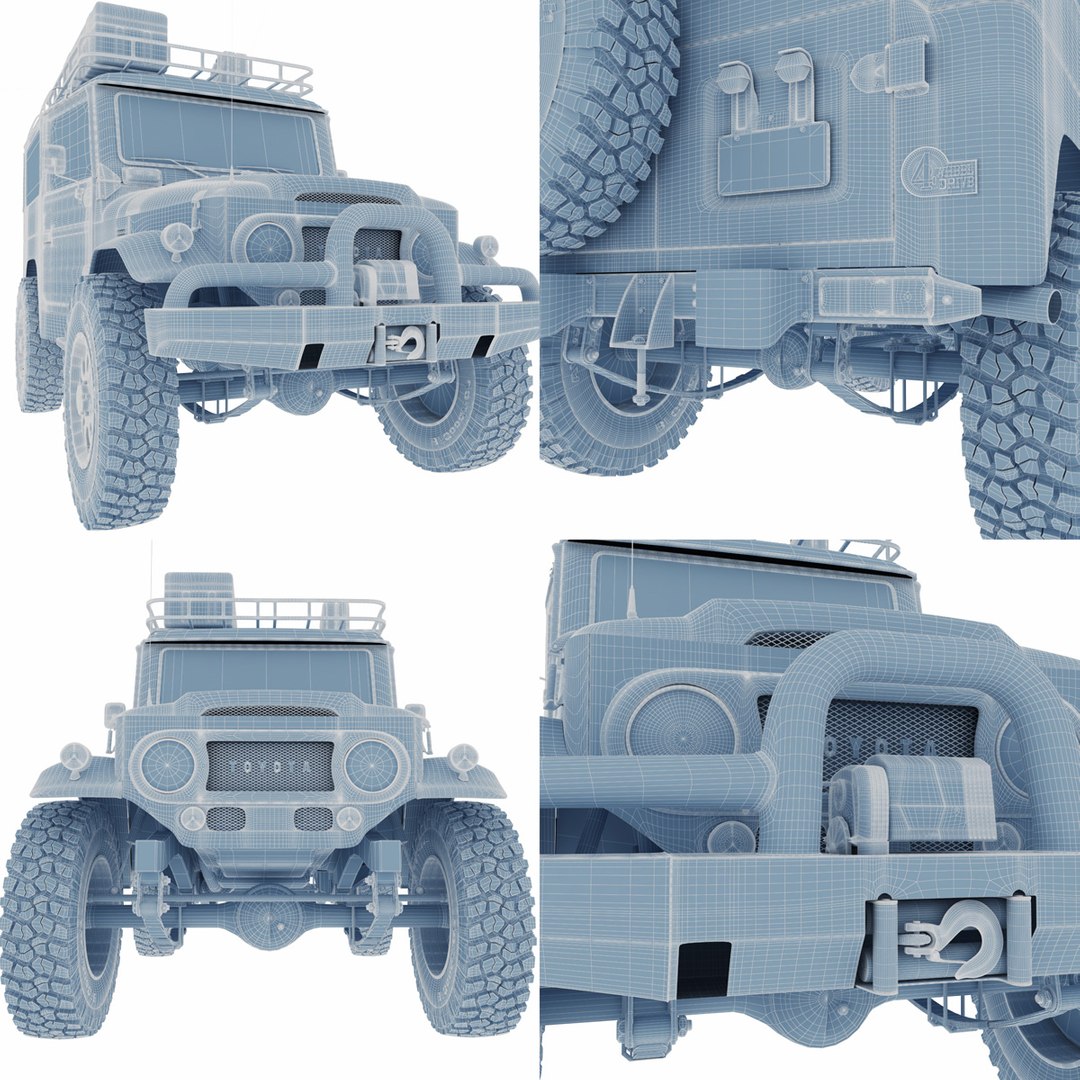 Toyota Tires Mud 3d Max