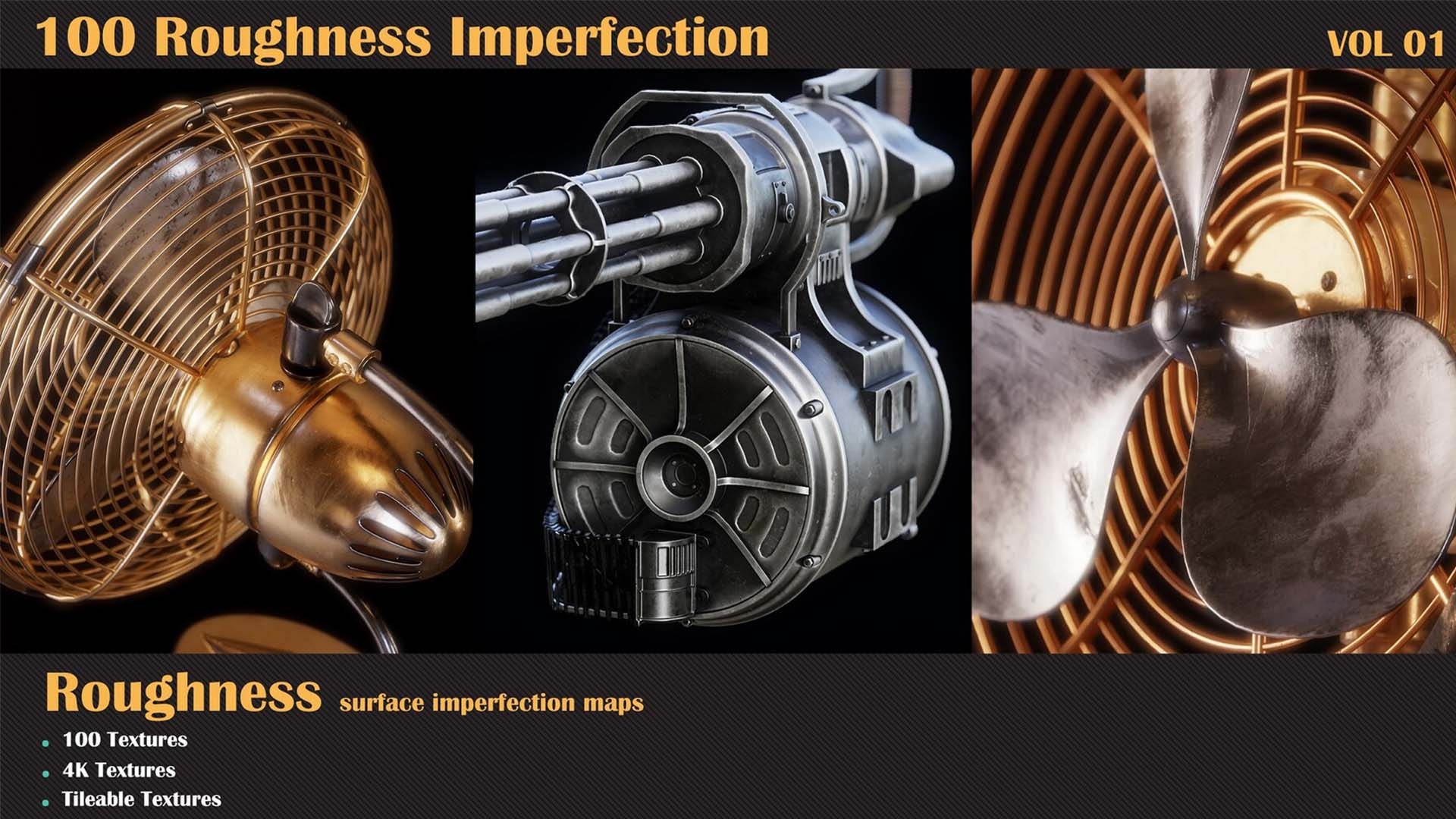 3D Model 100 Roughness Imperfection-VOL 01 - TurboSquid 2255220