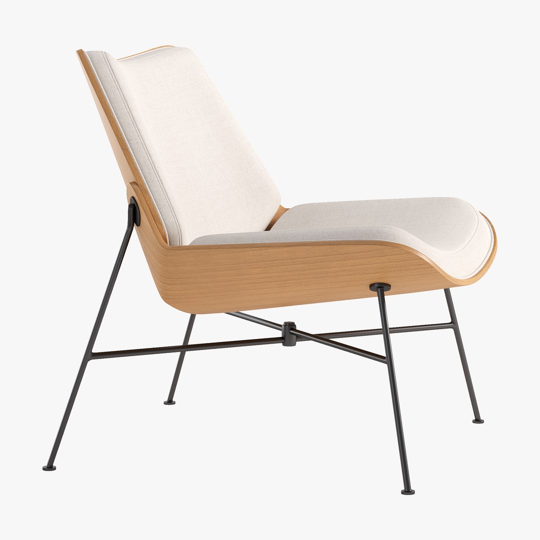 Vesper Lounge Chair 3D Model - TurboSquid 2347582