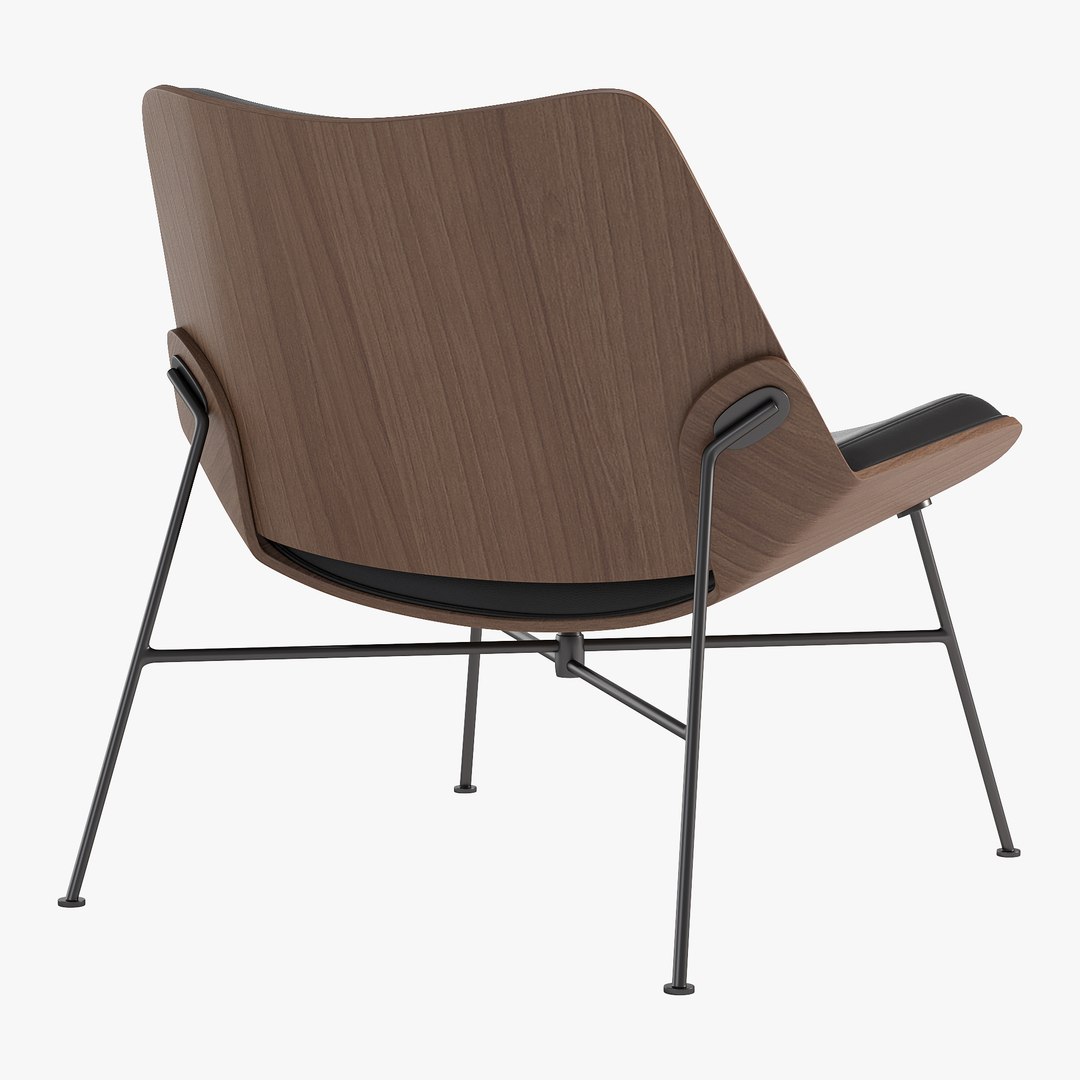 Vesper Lounge Chair 3D Model - TurboSquid 2347582