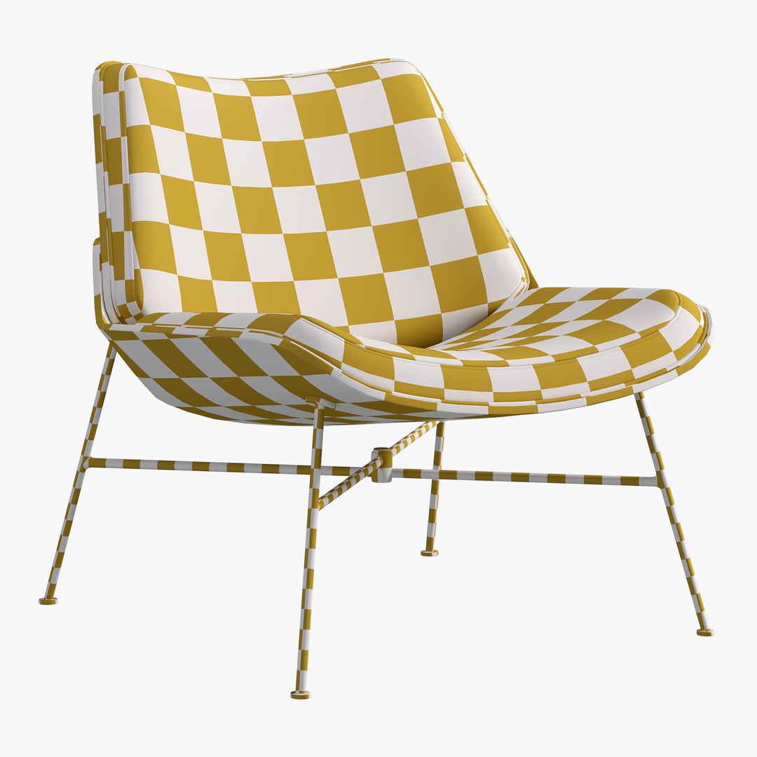 Vesper Lounge Chair 3D Model - TurboSquid 2347582