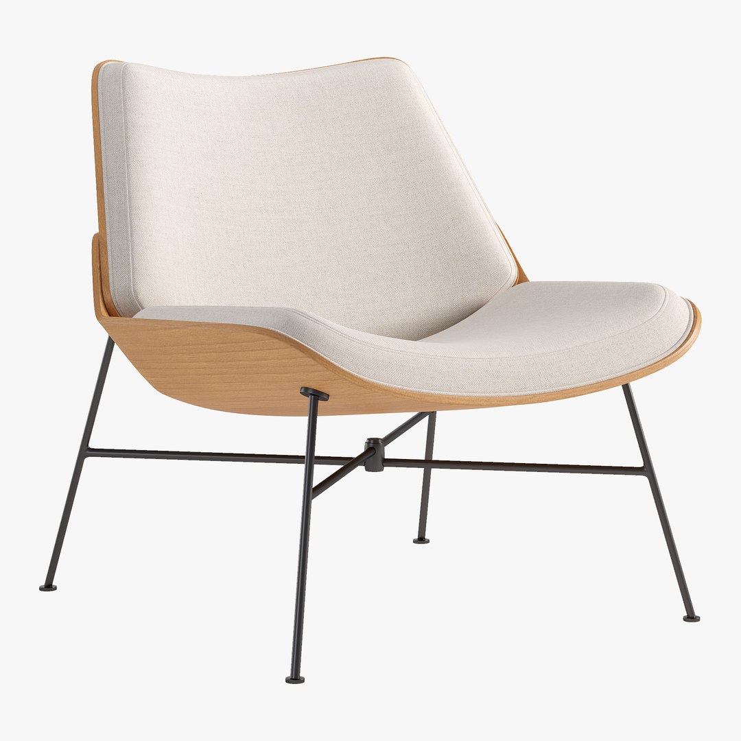 Vesper Lounge Chair 3D Model - TurboSquid 2347582