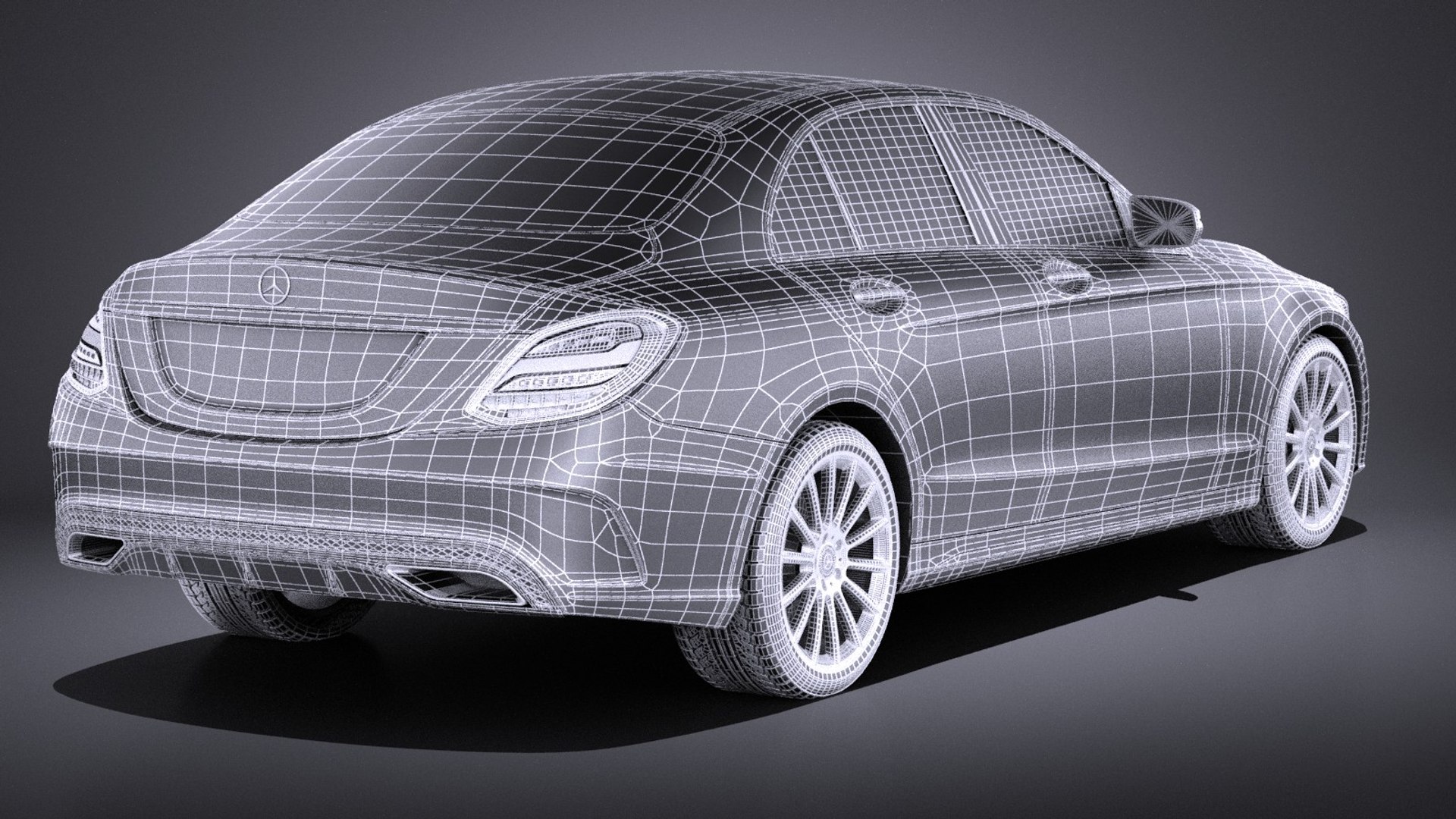 Sedan Mercedes Benz 3D Model - TurboSquid 1164610