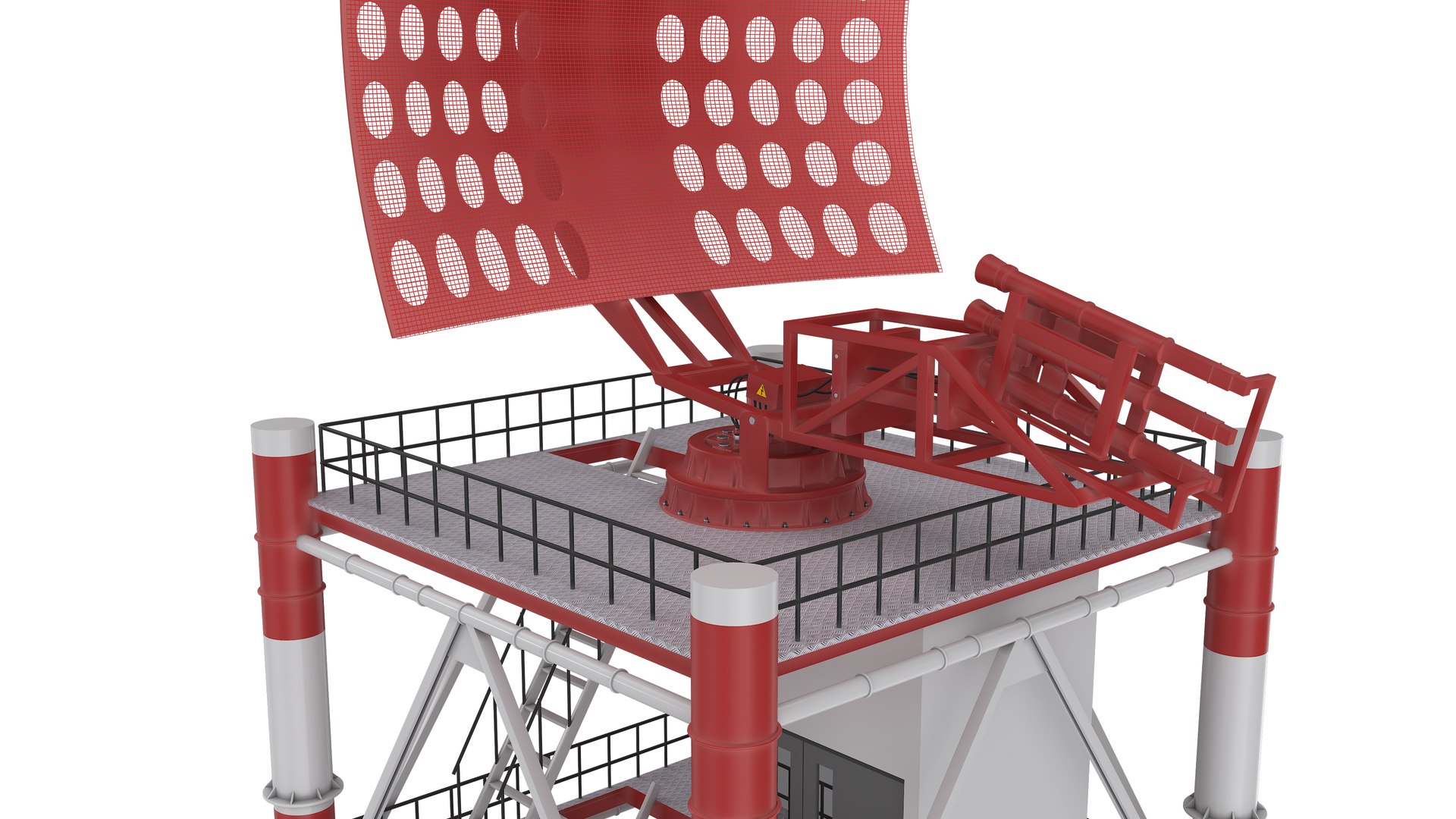 Airport Surveillance Radar Model - TurboSquid 2285600