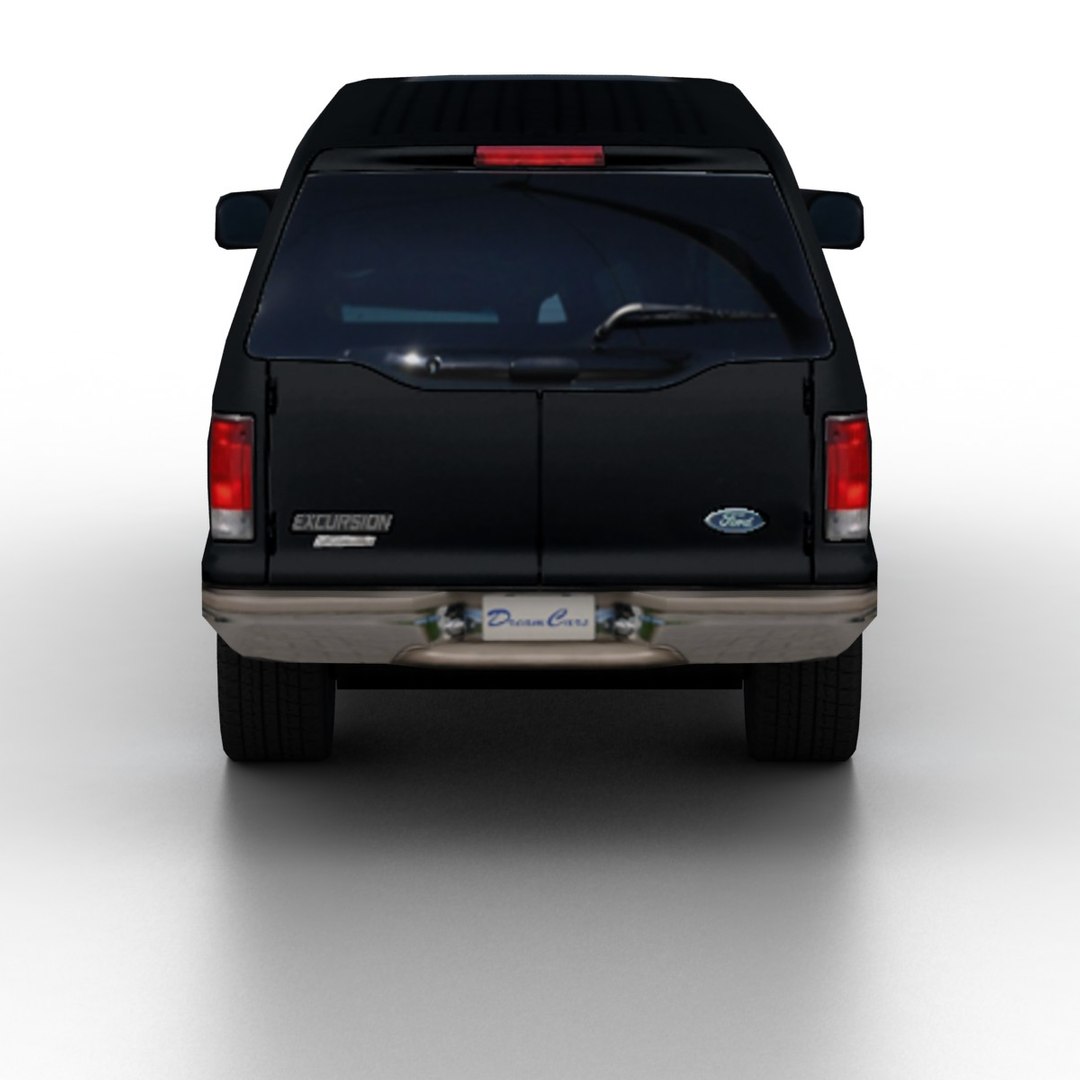 3d Model Excursion Suv