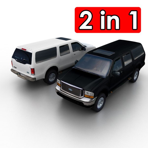 Ford Excursion 3D Models for Download | TurboSquid