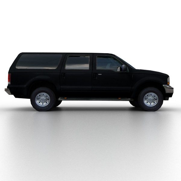 3d model excursion suv