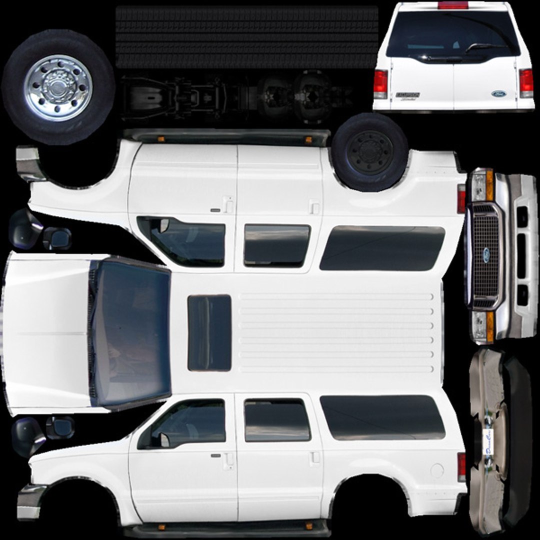 3d Model Excursion Suv