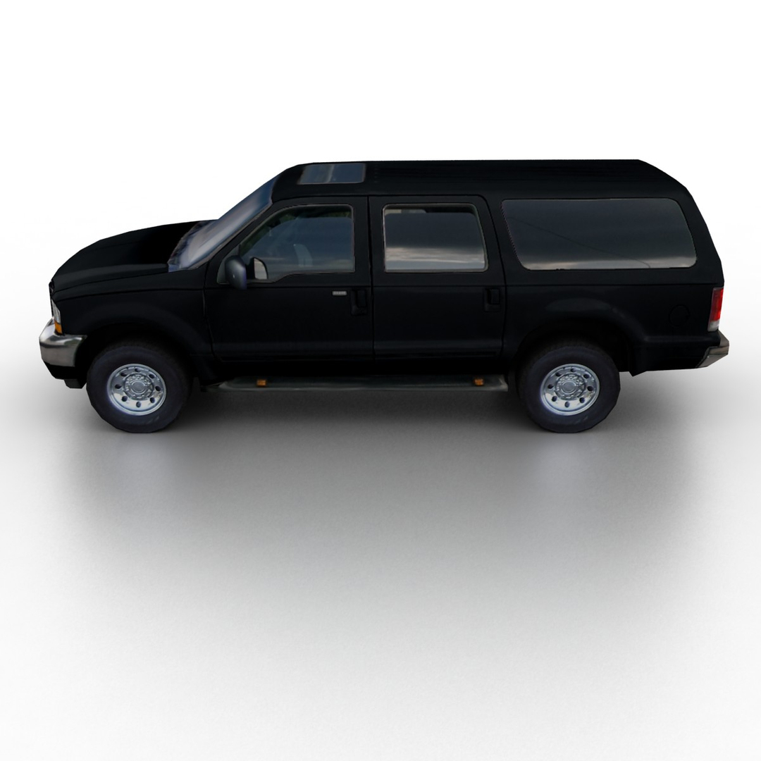 3d Model Excursion Suv