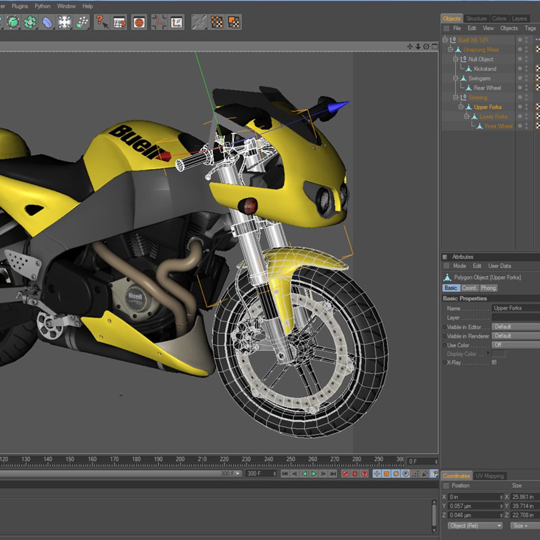 Engines Bike 3d Model