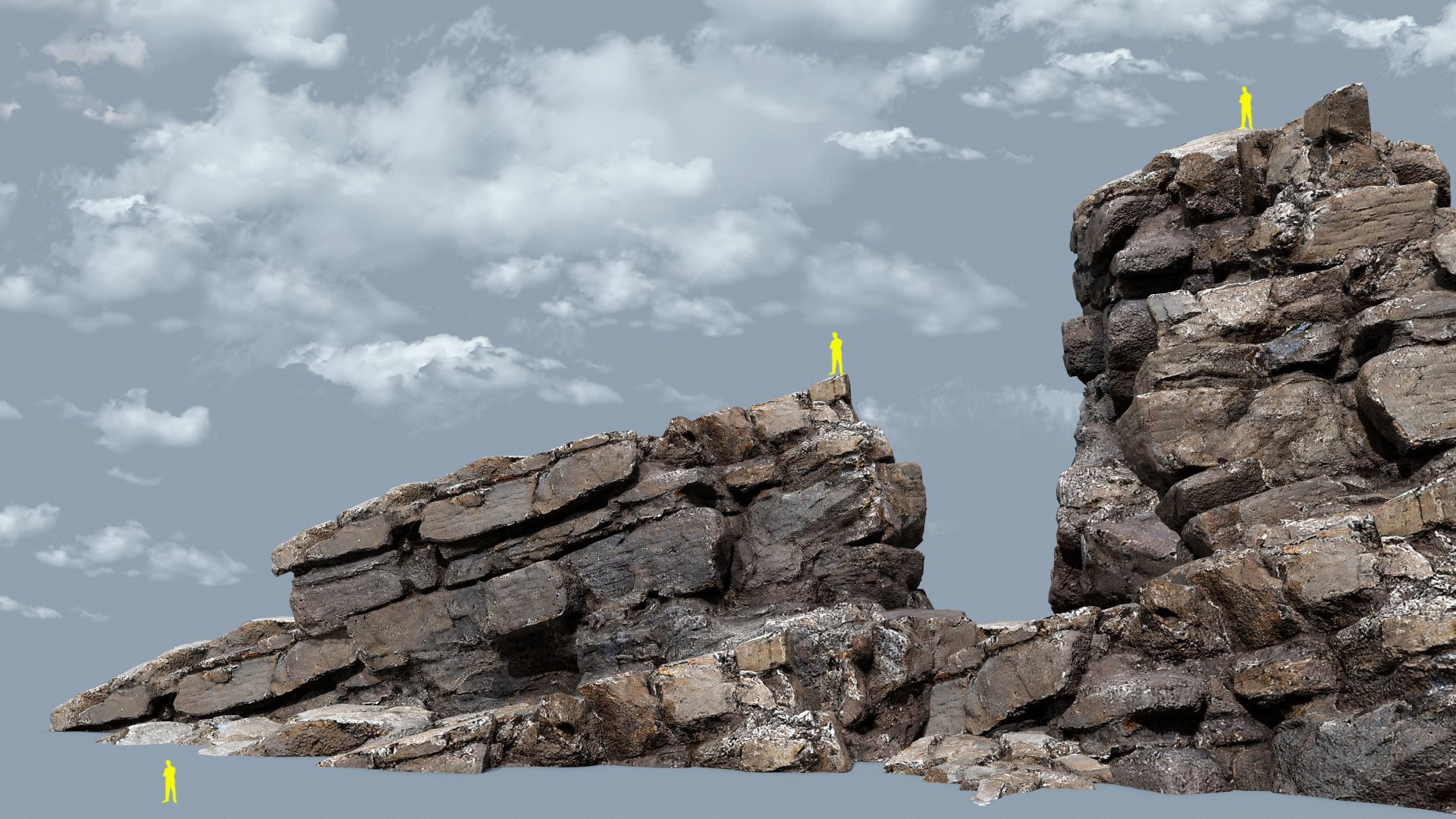 Cliff Rocks Model - TurboSquid 2206891