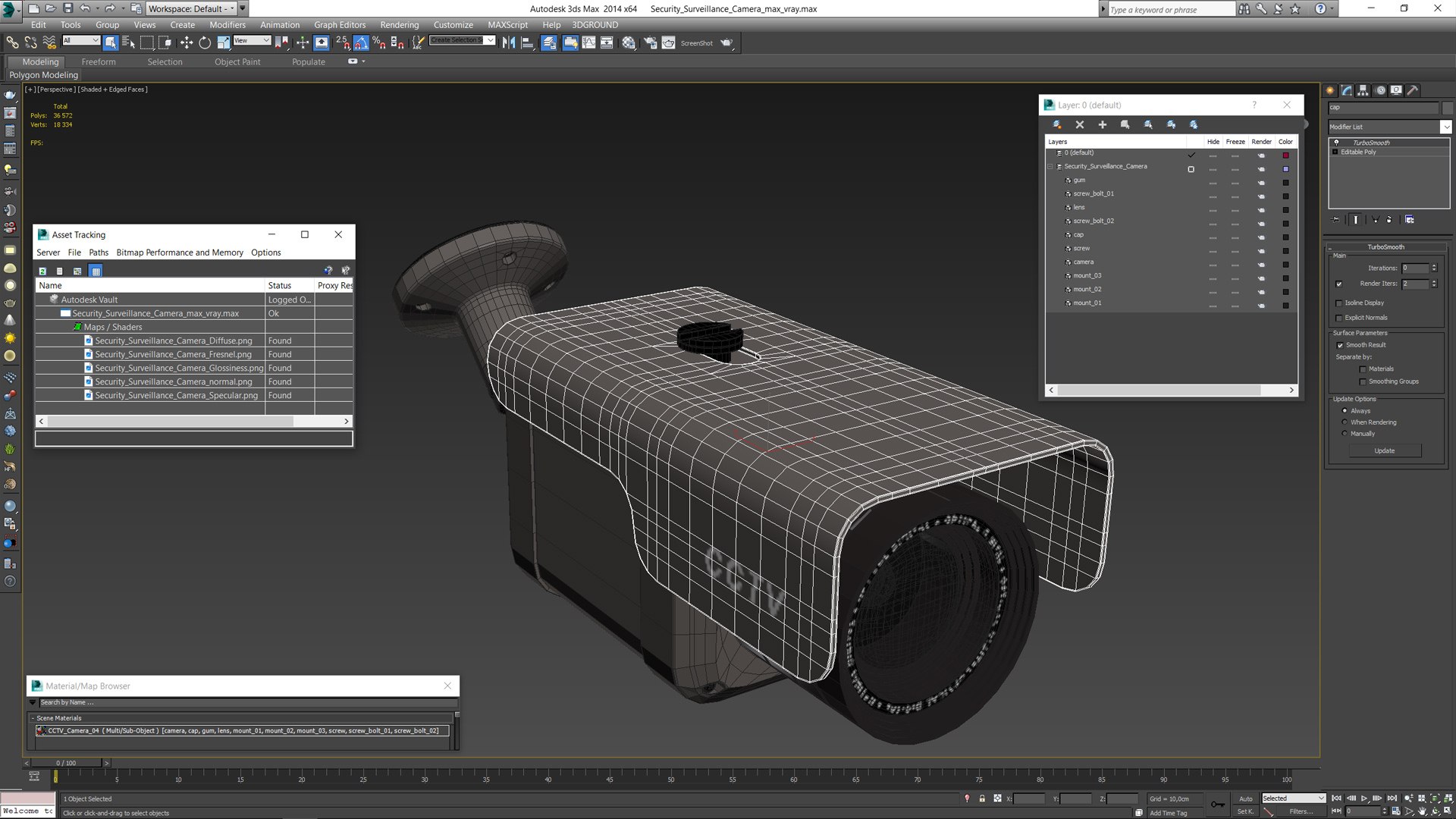 Security Surveillance Camera 3D - TurboSquid 2273640