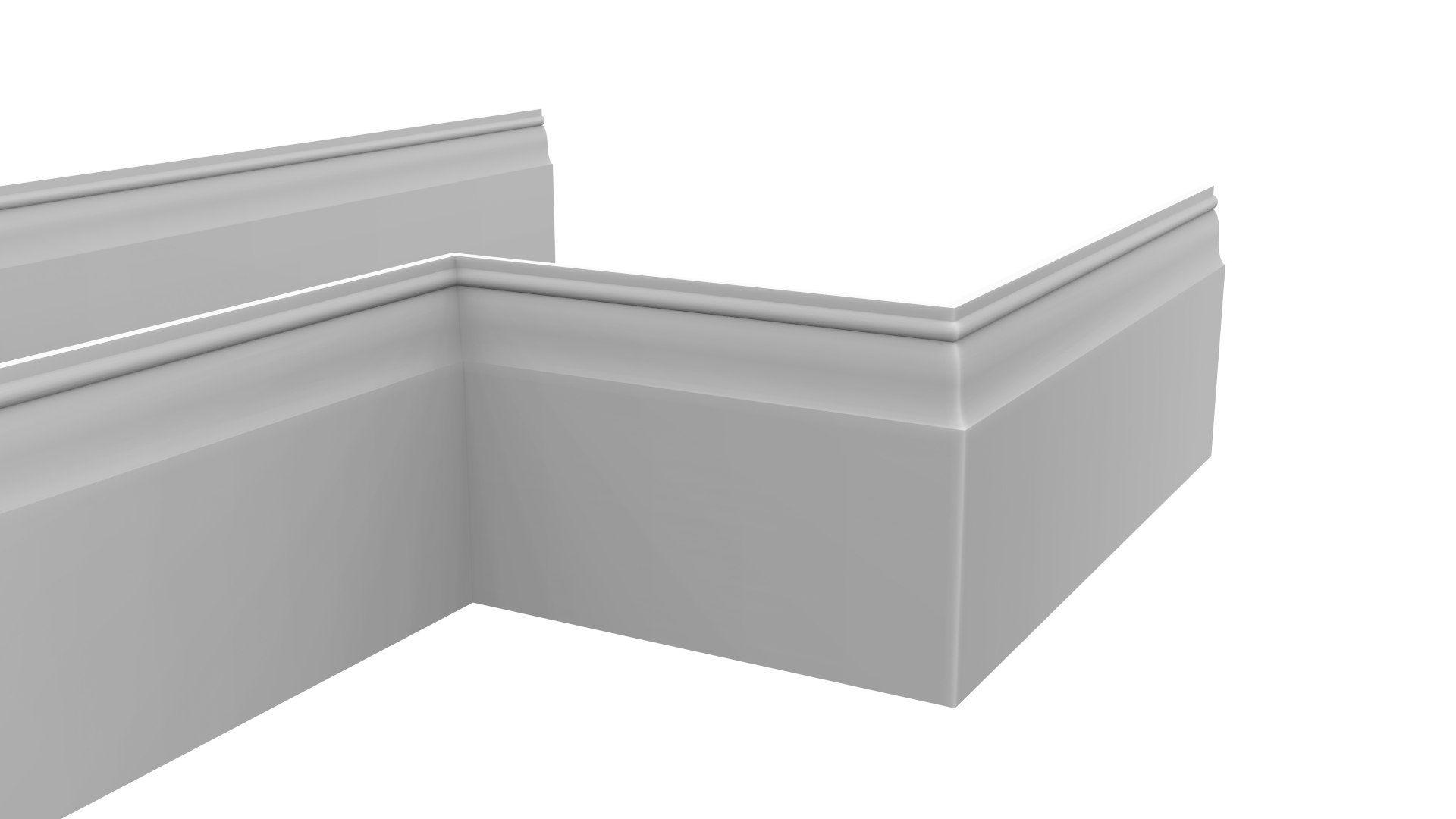 3D Model Baseboard - TurboSquid 2022882