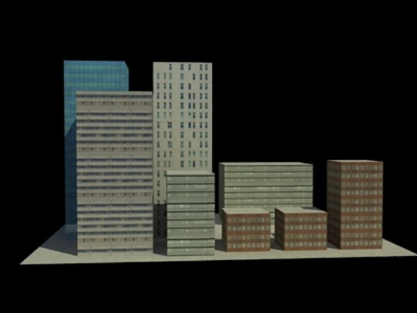 free x model buildings polys