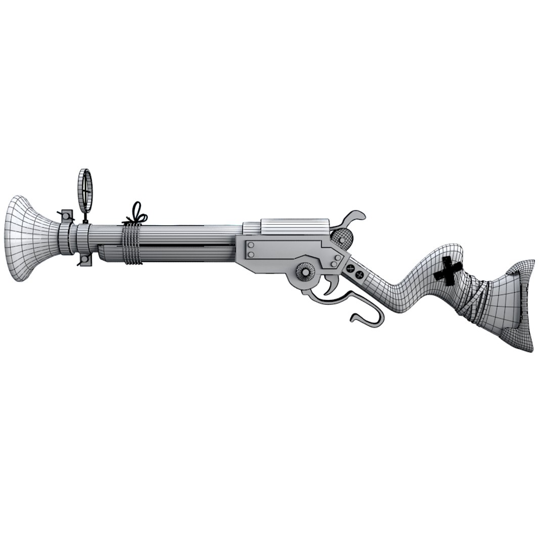 Cartoon Gun 3d Max