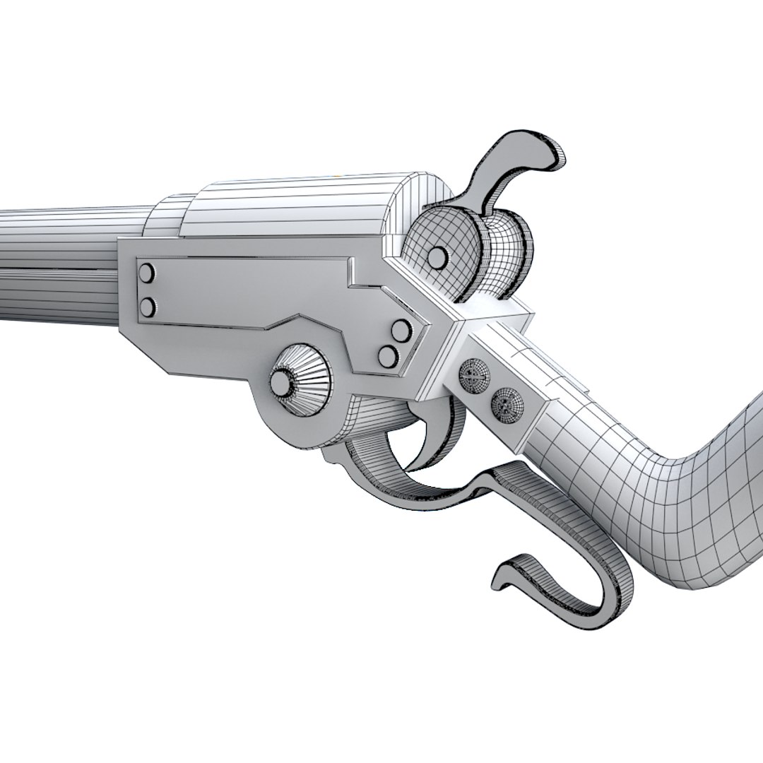 Cartoon Gun 3d Max