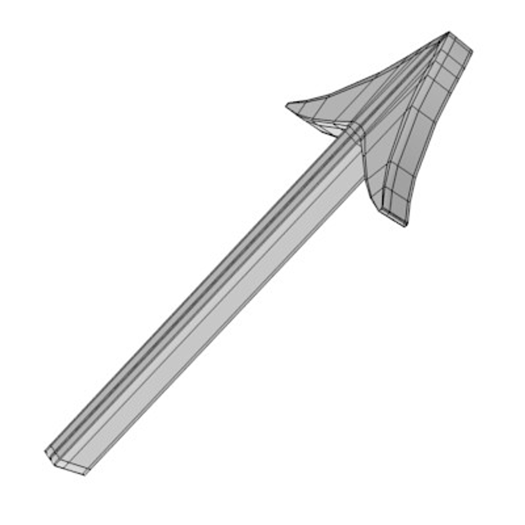 3d arrow model