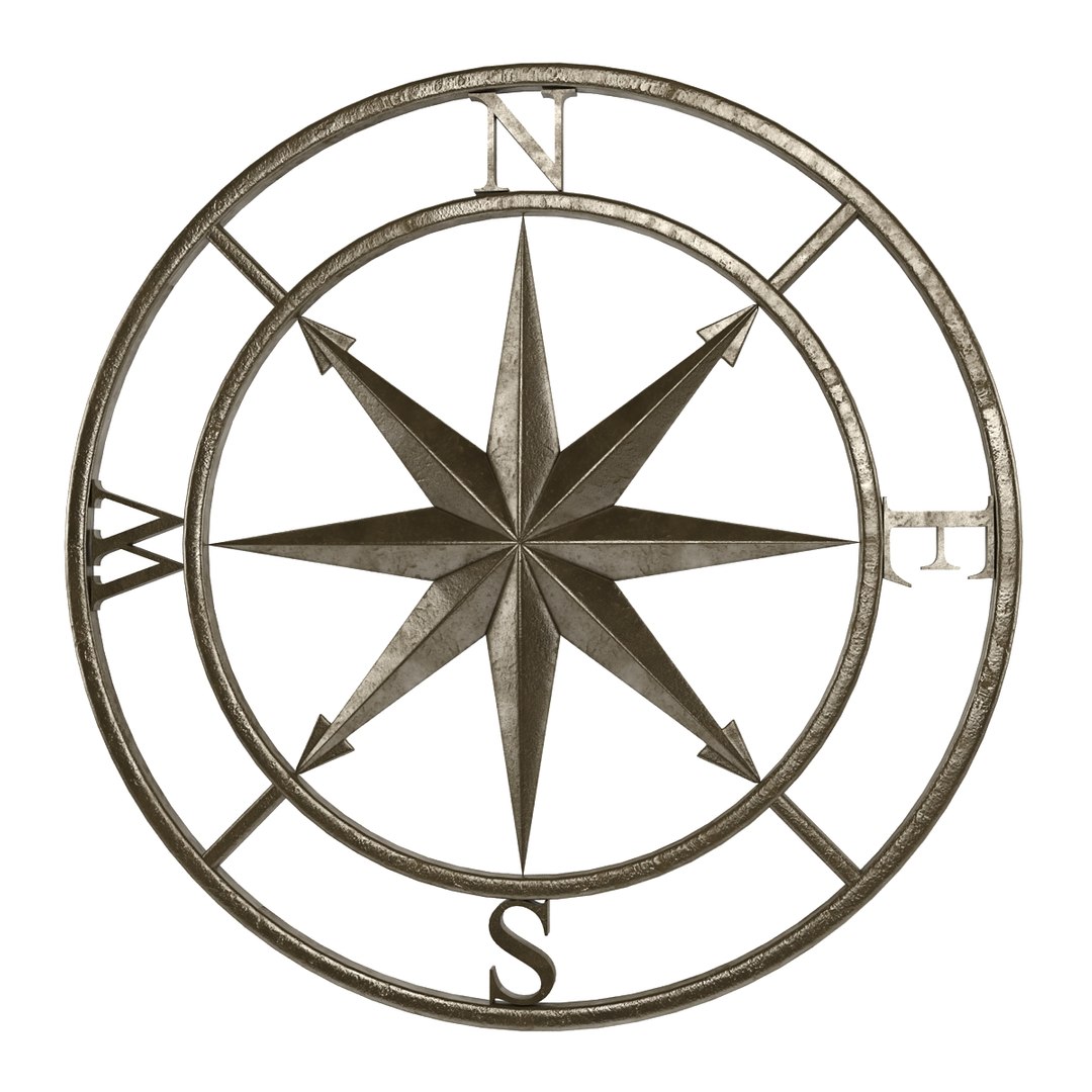 Compass Rose 3d Model