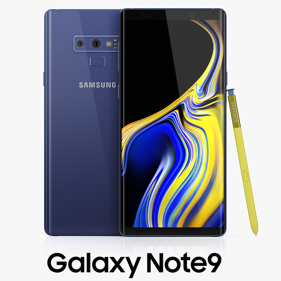 Samsung Galaxy Note 9 3D Model - TurboSquid 1317428