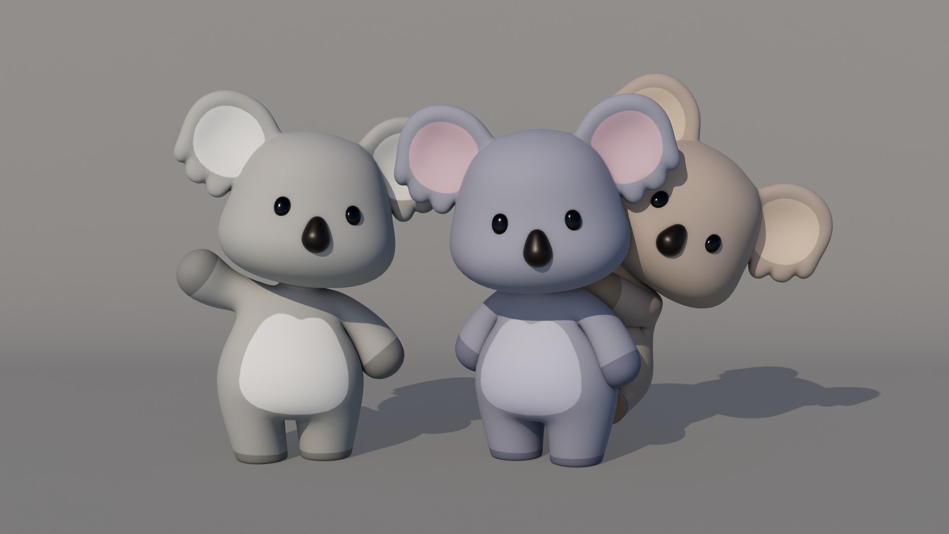 3D Rigged Cartoon Koala - TurboSquid 2209982