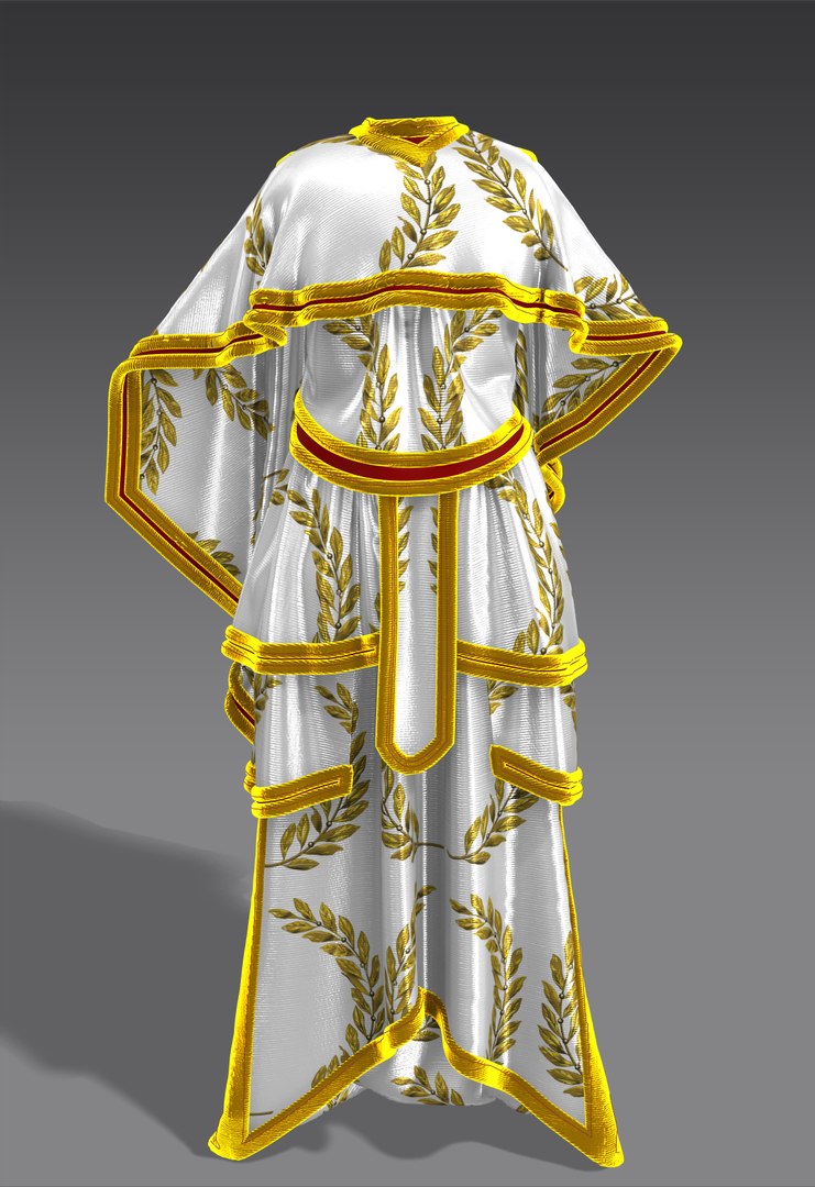 Elegant Roman Robe 3D Model 3D Model - TurboSquid 2255313