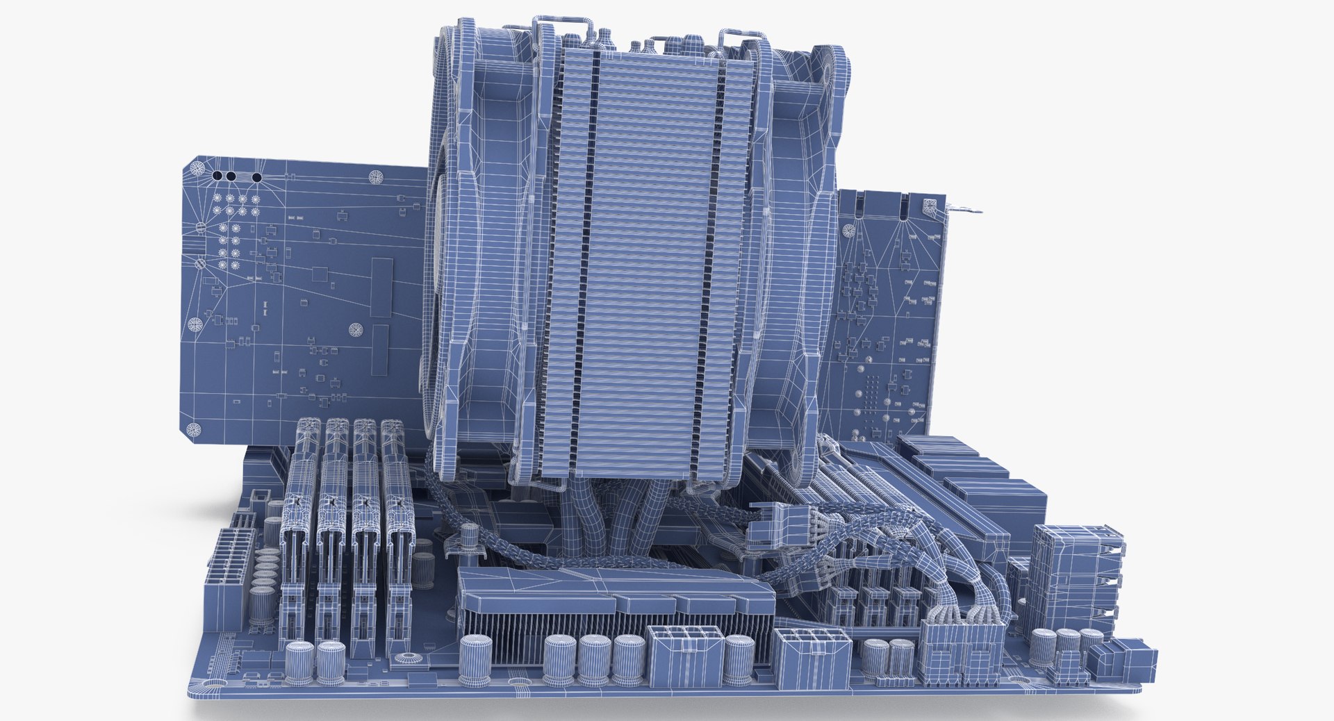 Asus Motherboard Cpu Ram 3D Model - TurboSquid 1424081