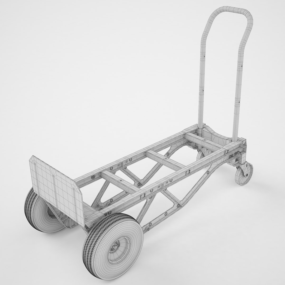 Hand Truck Cart 03 3D Model - TurboSquid 2189116