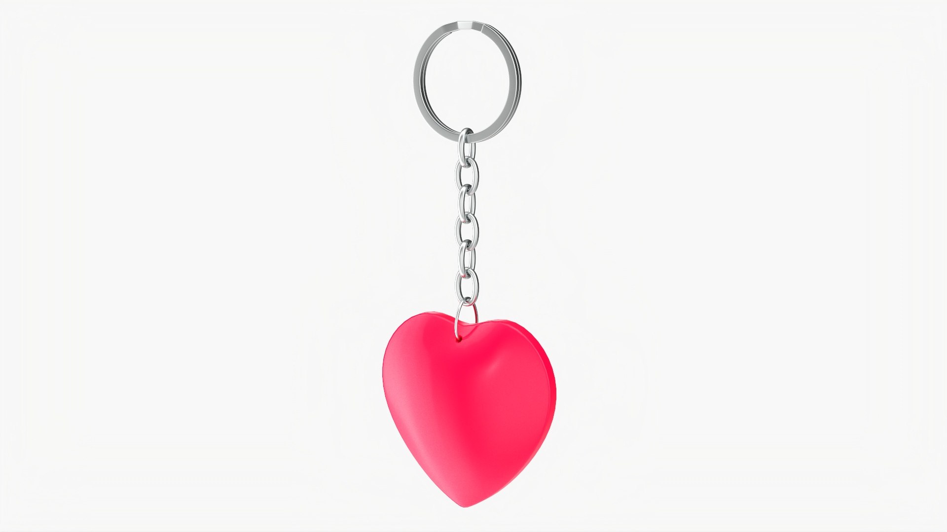 Keychain heart shaped 01 model - TurboSquid 1760257