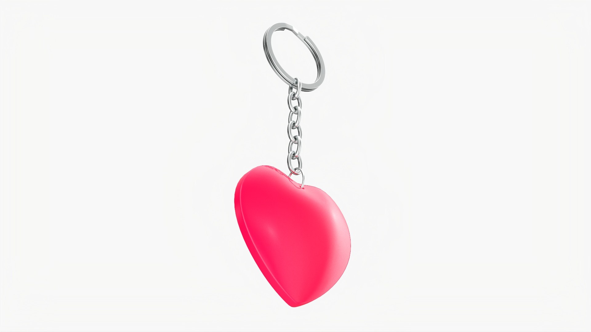 Keychain heart shaped 01 model - TurboSquid 1760257
