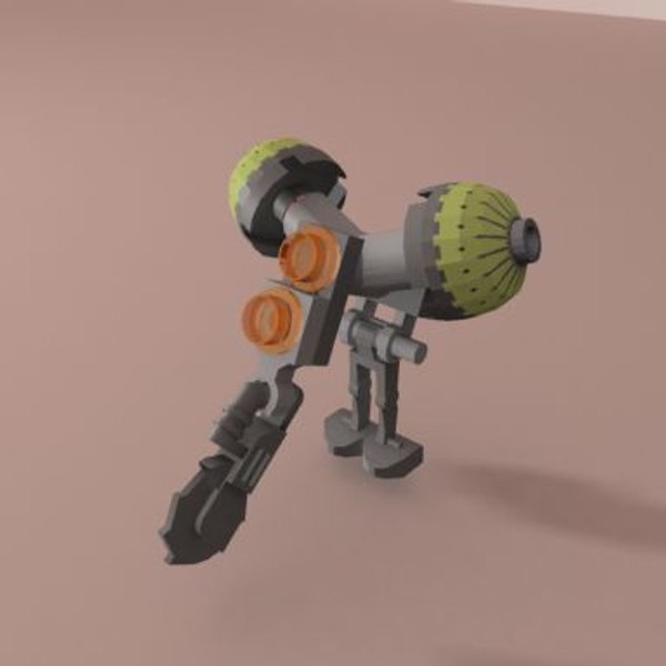 lego droid 3d model