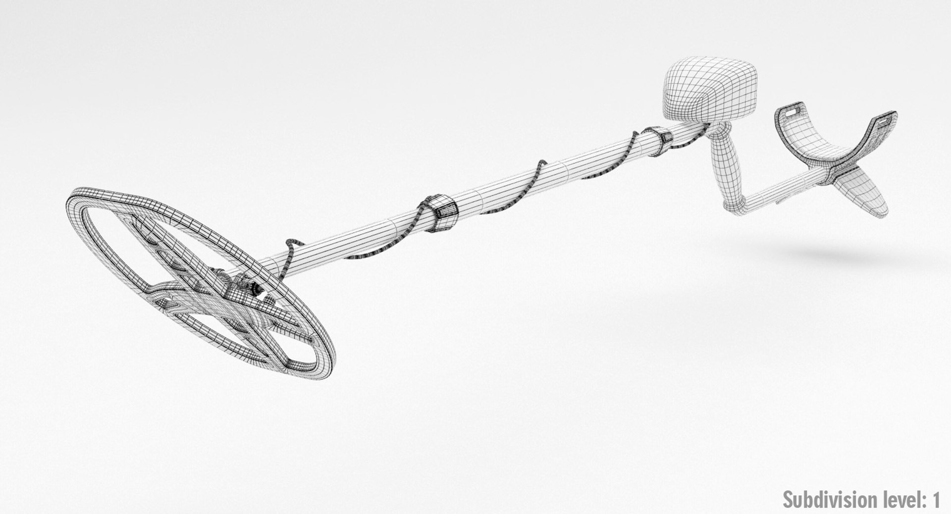 Generic Metal Detector Dd 3D Model - TurboSquid 1405097