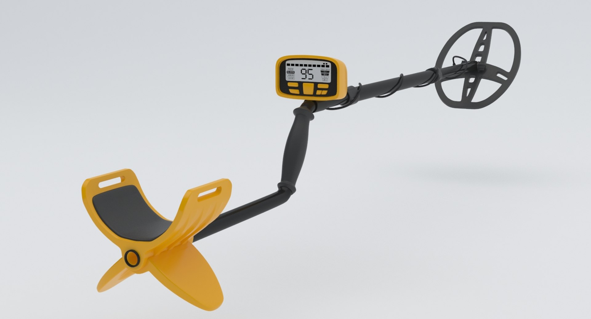 Generic Metal Detector Dd 3D Model - TurboSquid 1405097