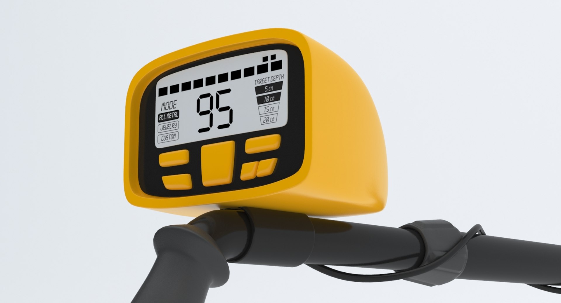 Generic Metal Detector Dd 3D Model - TurboSquid 1405097
