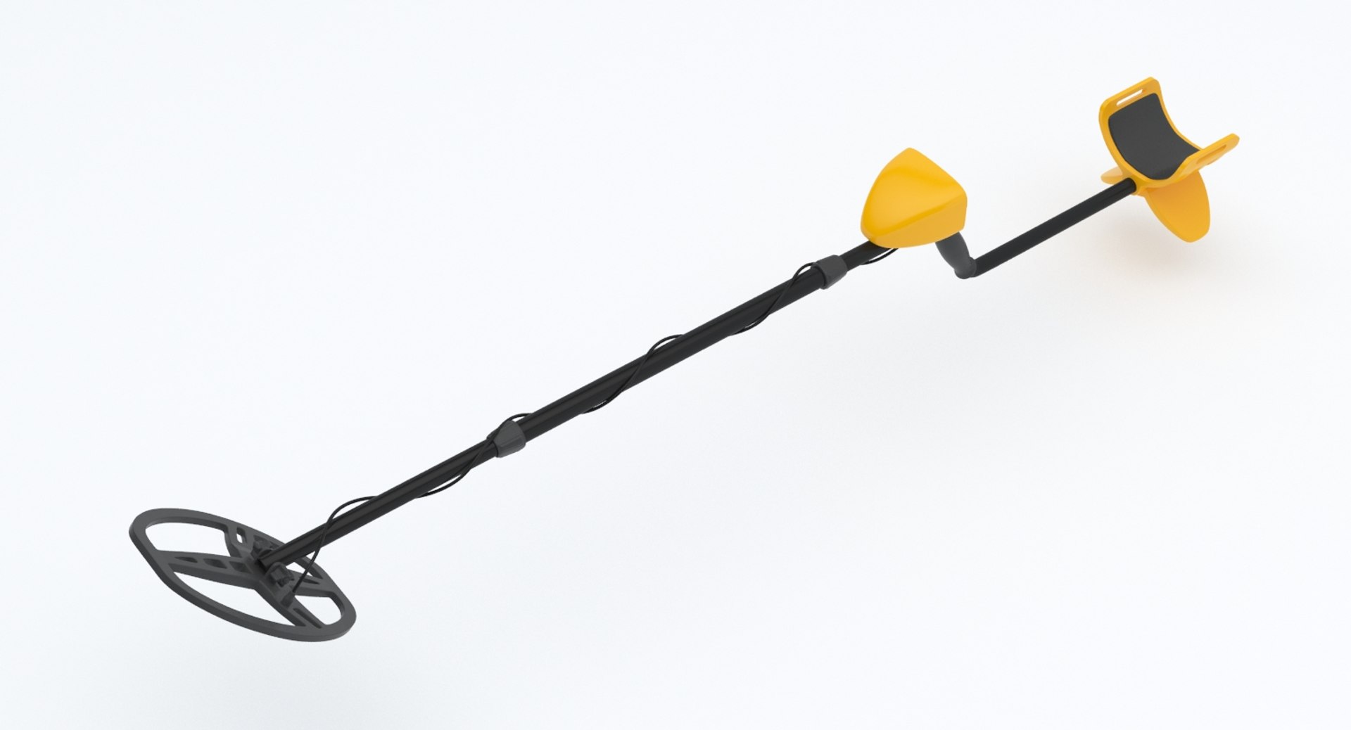 Generic Metal Detector Dd 3D Model - TurboSquid 1405097