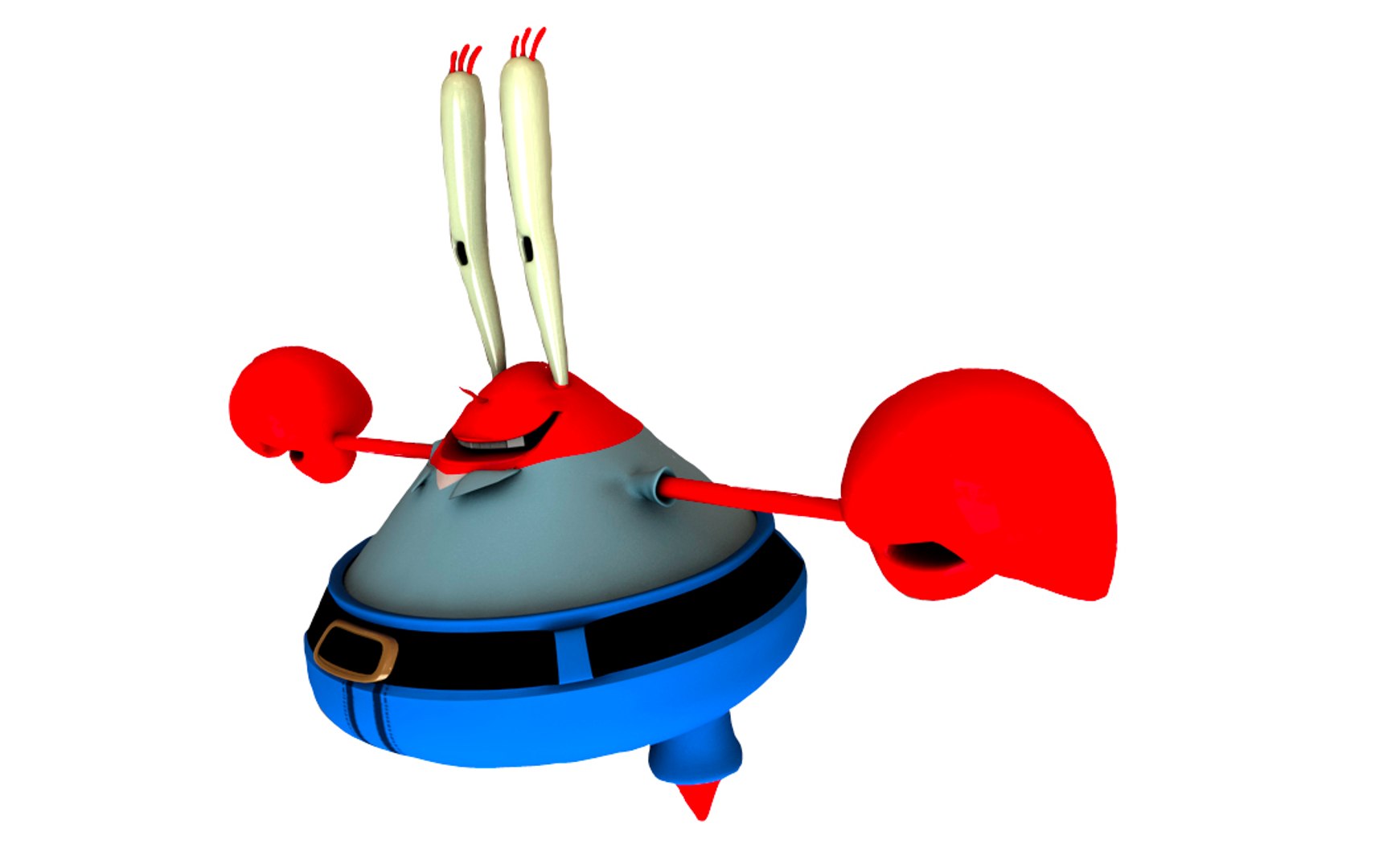Mr Krabbs Spongebob 3d C4d