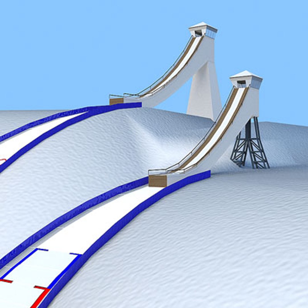 3d Model Ski Ramp