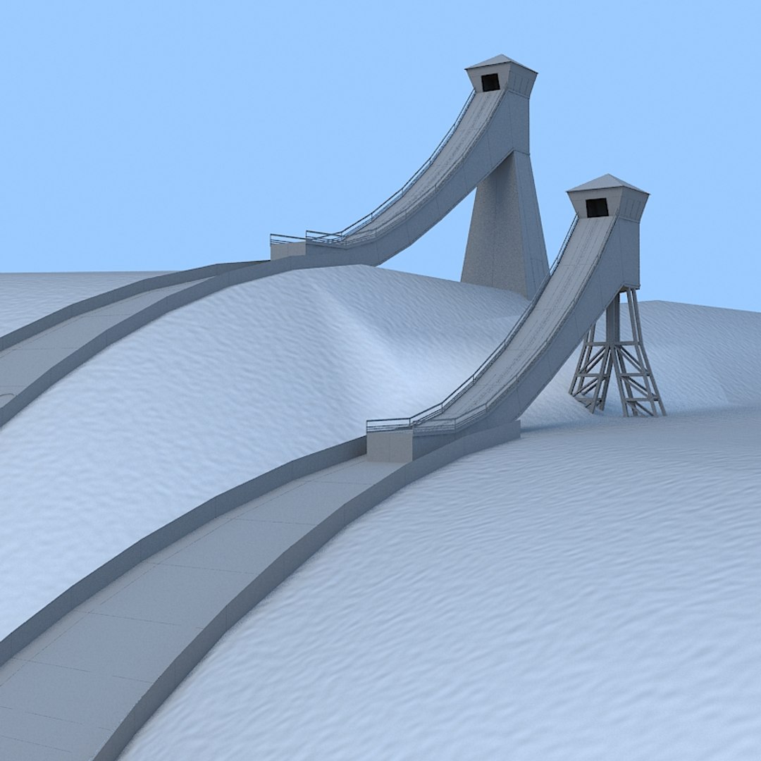 3d Model Ski Ramp